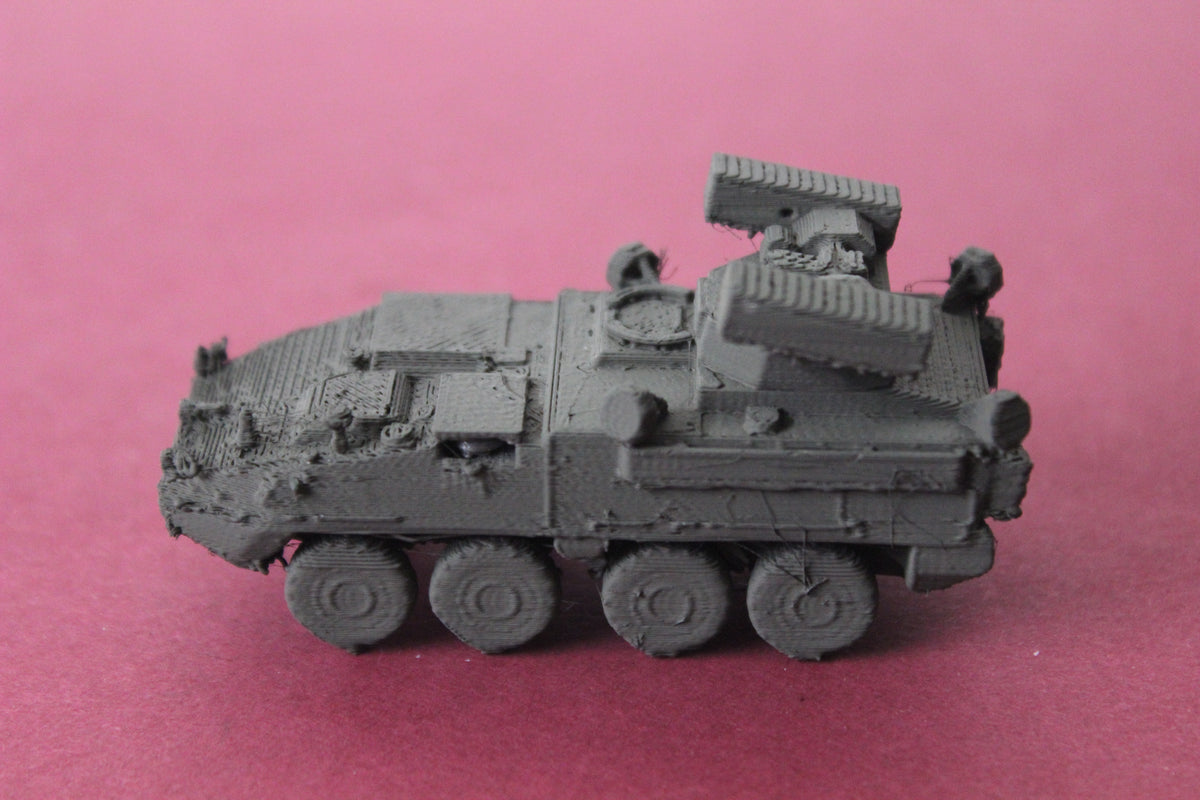 1-87TH SCALE 3D PRINTED U.S. ARMY STRYKER M-SHORAD MANEUVER SHORT RANG ...