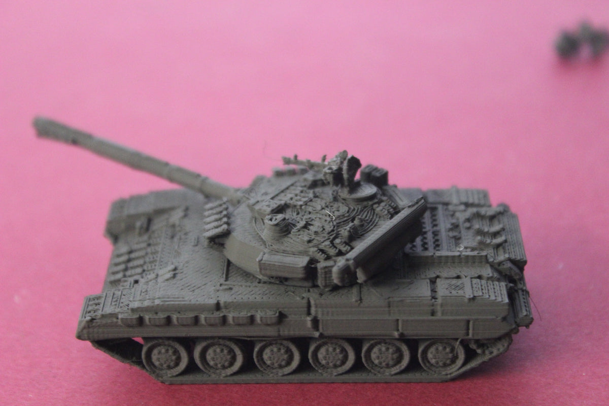 1-87TH SCALE 3D PRINTED RUSSIAN T-80UD MAIN BATTLE TANK OPEN HATCH ...