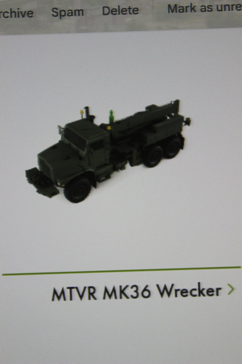 1-50TH SCALE 3D PRINTED U.S. ARMY MK36 WRECKER DESIGN AND 1 PRINT EACH ...