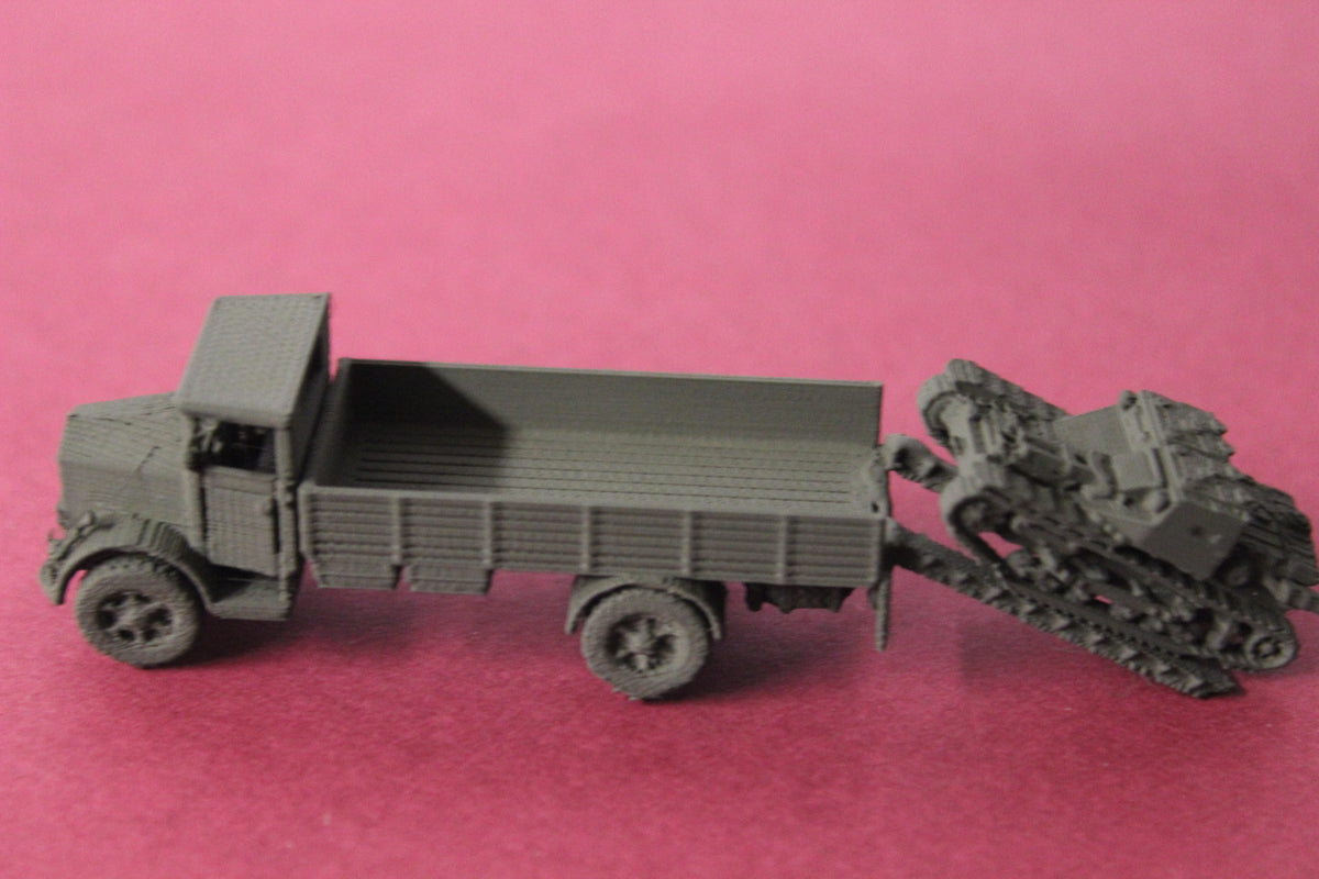 1-87TH SCALE 3D PRINTED WWII ITALIAN LANCIA TANK TRANSPORTER WITH CVS3 ...