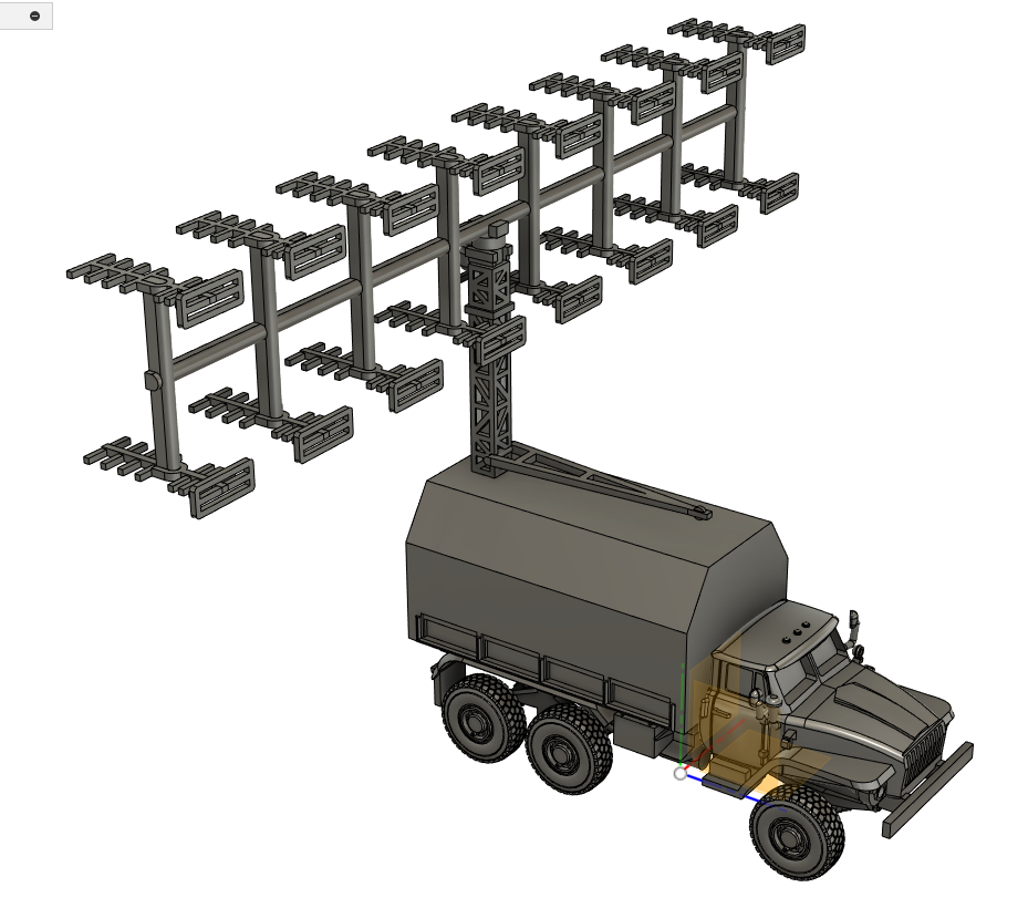1-72ND SCALE 3D PRINTED SOVIET UNION P12 "YENISEi" "SPOON REST A" RADA ...