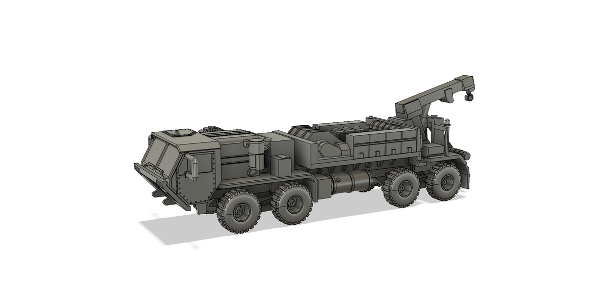 1-87TH SCALE 3D PRINTED IRAQ WAR U.S. ARMY M984 HEMTT WRECKER CRANE ...