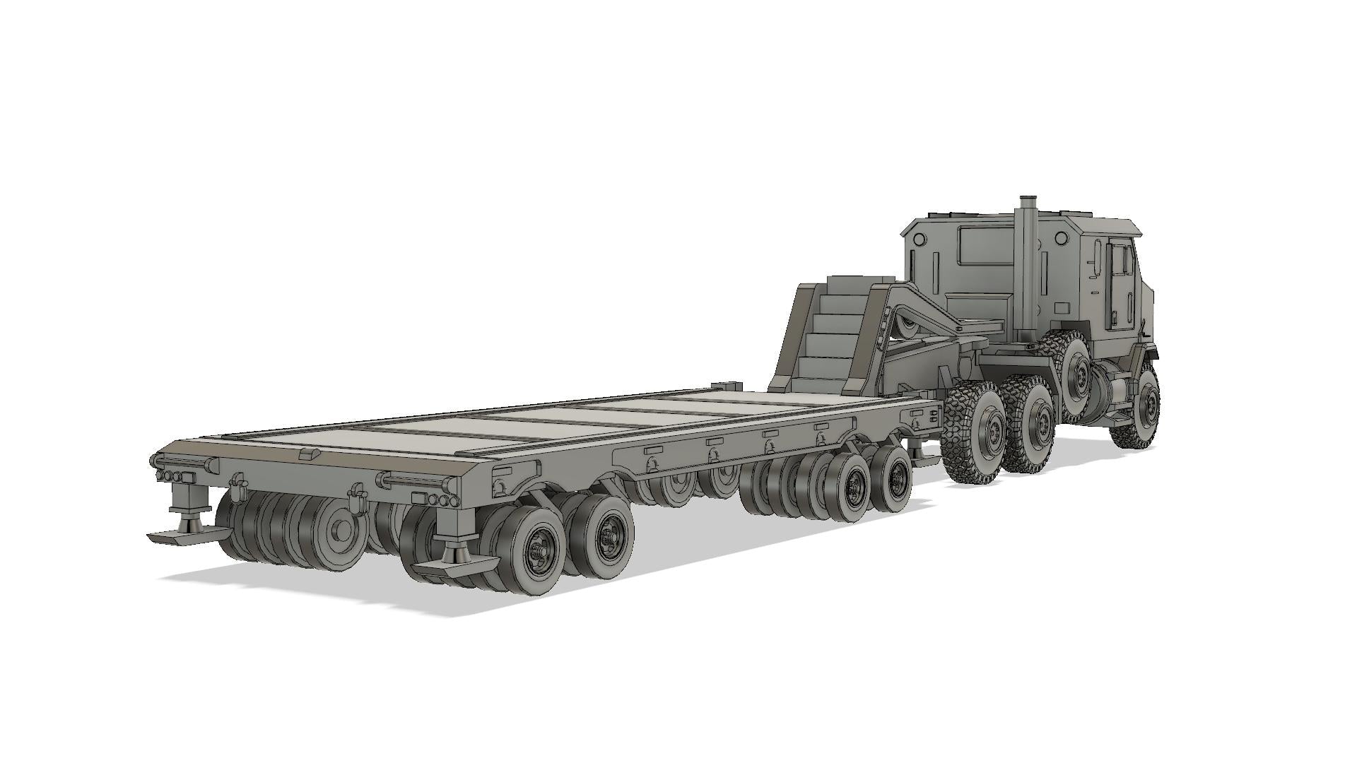 1-87TH SCALE 3D PRINTED OSHKOSH M1070 U.S.ARMY TANK TRANSPORTER UNIT ...