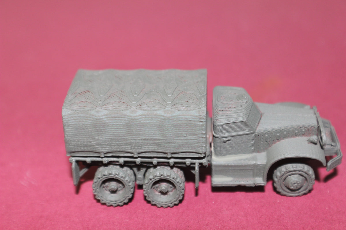 1-87TH HO SCALE 3D PRINTED WW II U.S.ARMY DIAMOND T 4 TON 6X6 COVERED ...