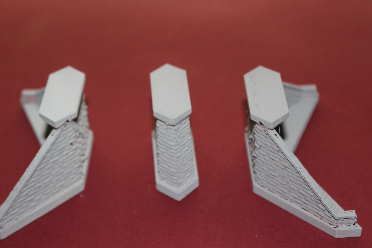 1-160TH N SCALE 3D PRINTED BRIDGE ABUTMENTS – The Railroad Connection