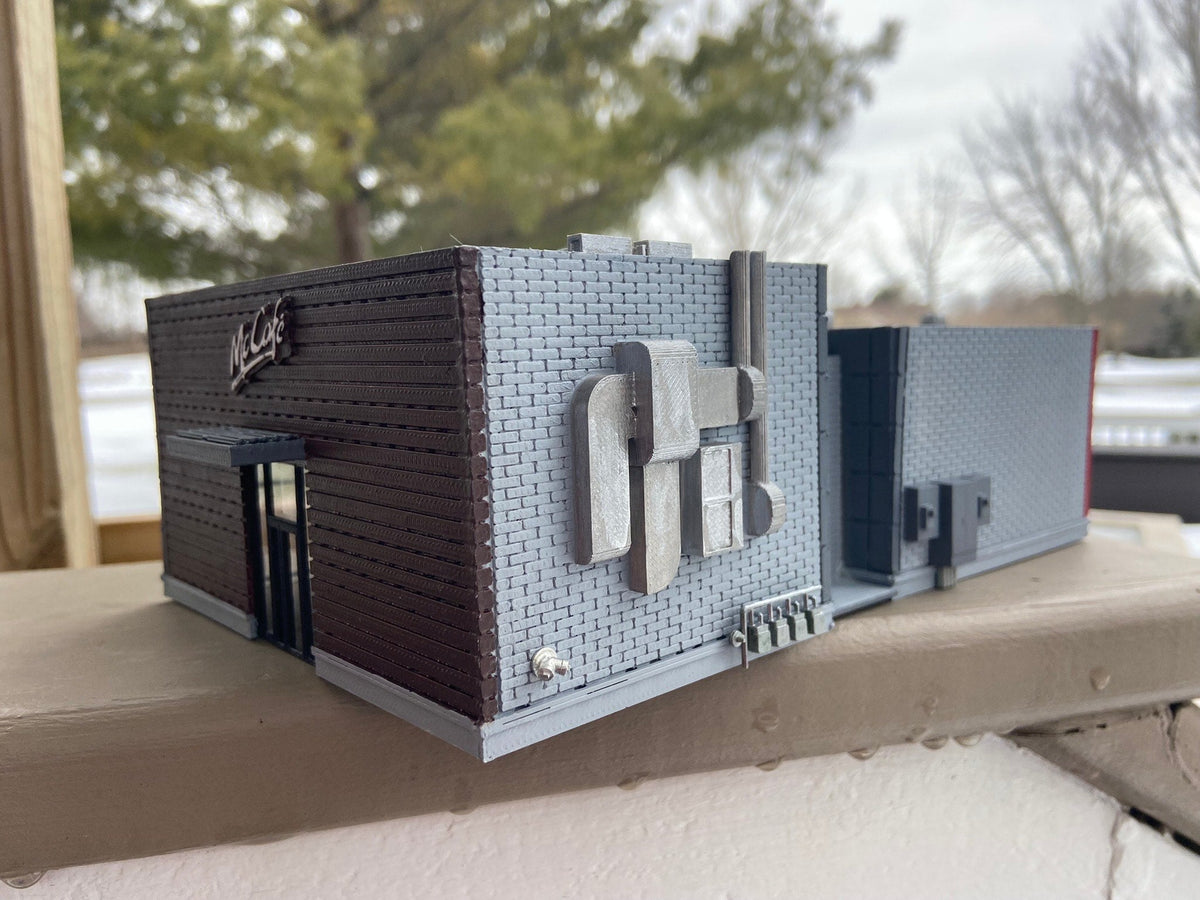 1-160TH N SCALE 3D PRINTED MODERN MCD'S RESTAURANT – The Railroad ...