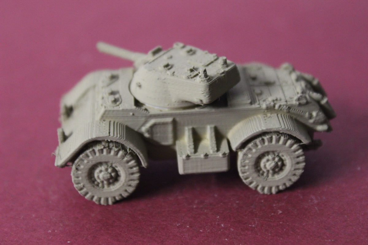 1-87TH HO SCALE 3D PRINTED WW II BRITISH T17E1 STAGHOUND II ARMORED CA ...