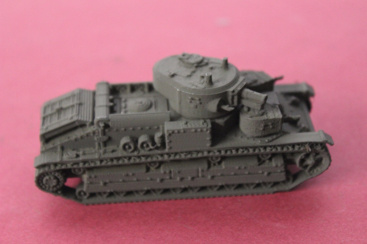 1-87TH SCALE 3D PRINTED WW II SOVIET T-28 MID MULTI-TURRETED MEDIUM TA ...