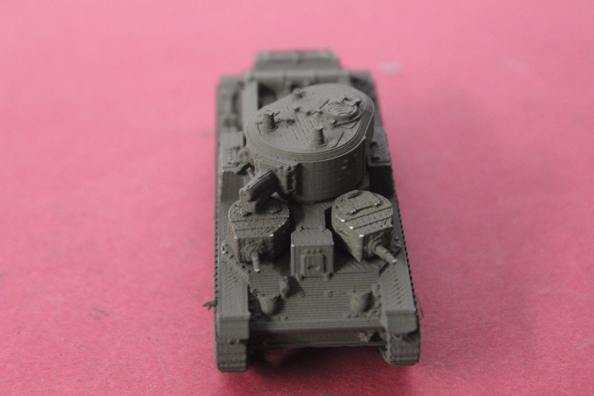 1-87TH SCALE 3D PRINTED WW II SOVIET T-28 MID MULTI-TURRETED MEDIUM TA ...