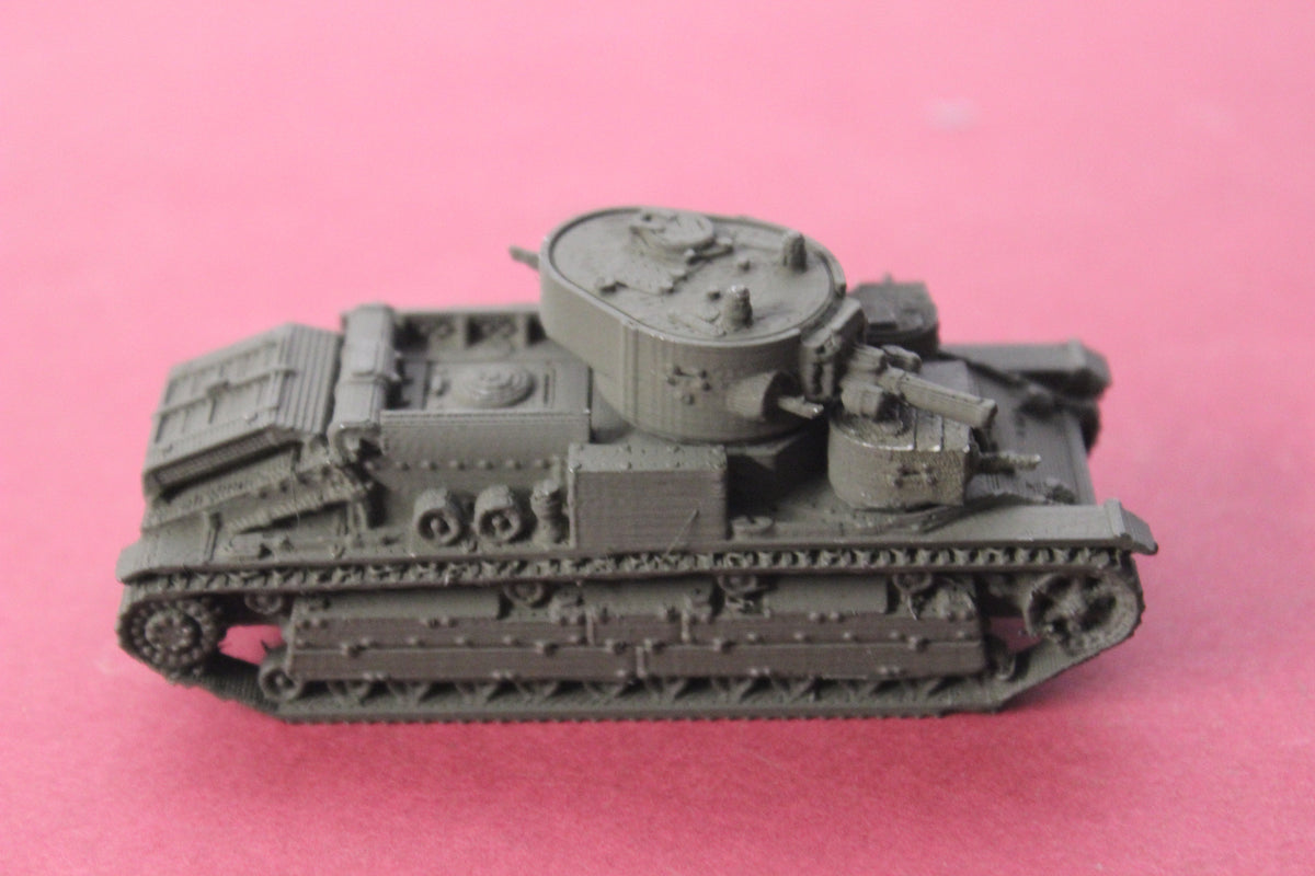 1-72ND SCALE 3D PRINTED WW II SOVIET T-28 MULTI-TURRETED MEDIUM TANK-T ...