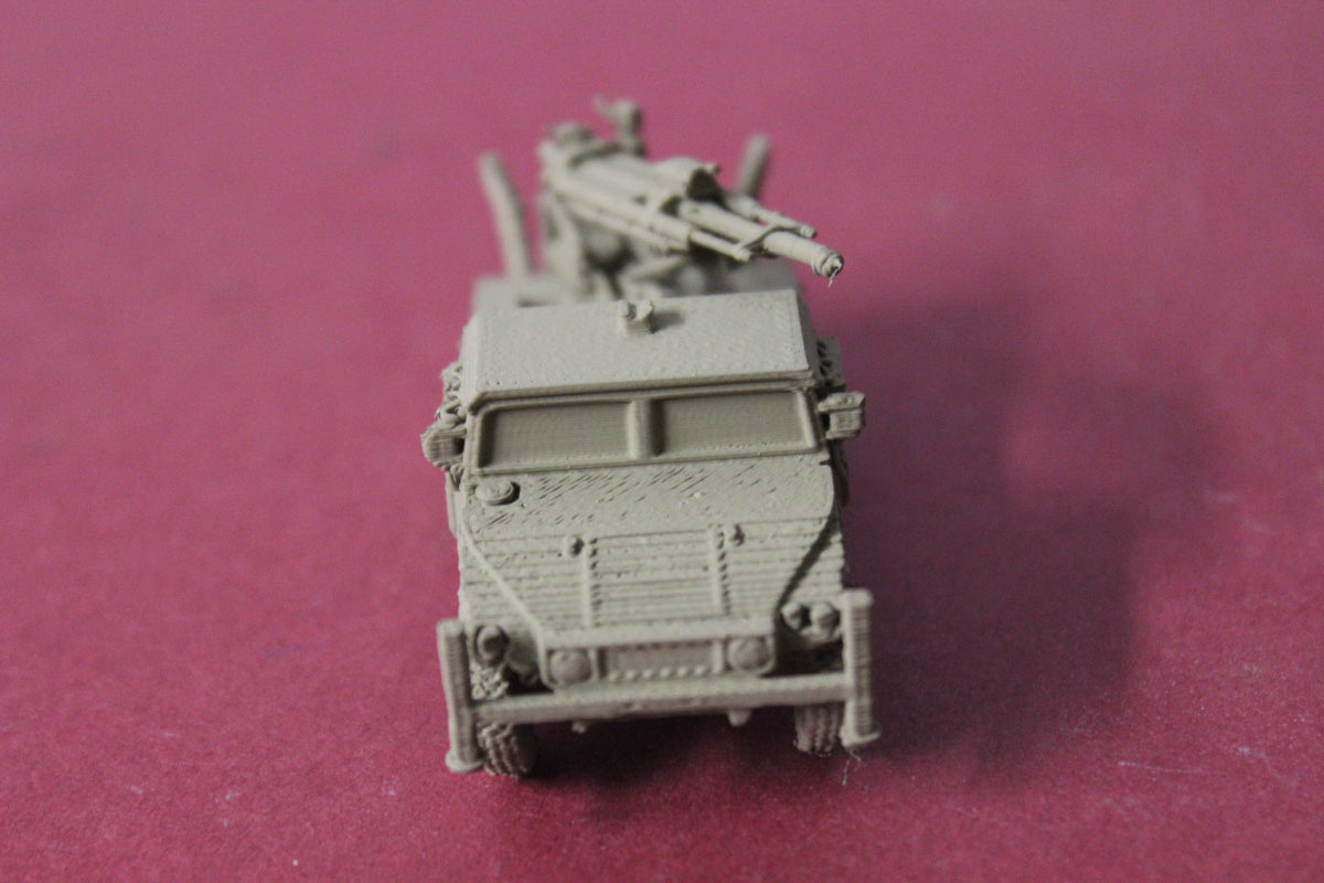 1-87TH SCALE 3D PRINTED U.S. ARMY HUMVEE WITH MOUNTED HAWKEYE 105MM HO ...