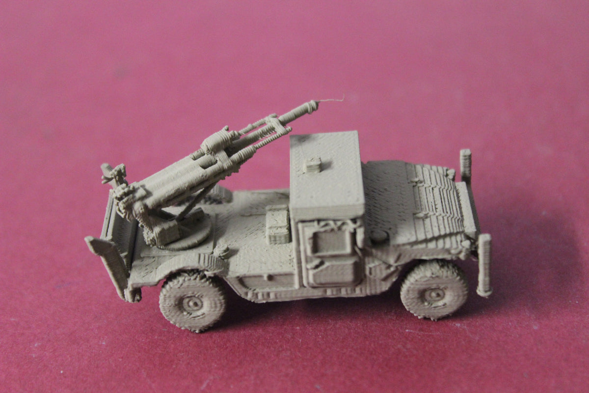 1-87TH SCALE 3D PRINTED U.S. ARMY HUMVEE WITH MOUNTED HAWKEYE 105MM HO ...