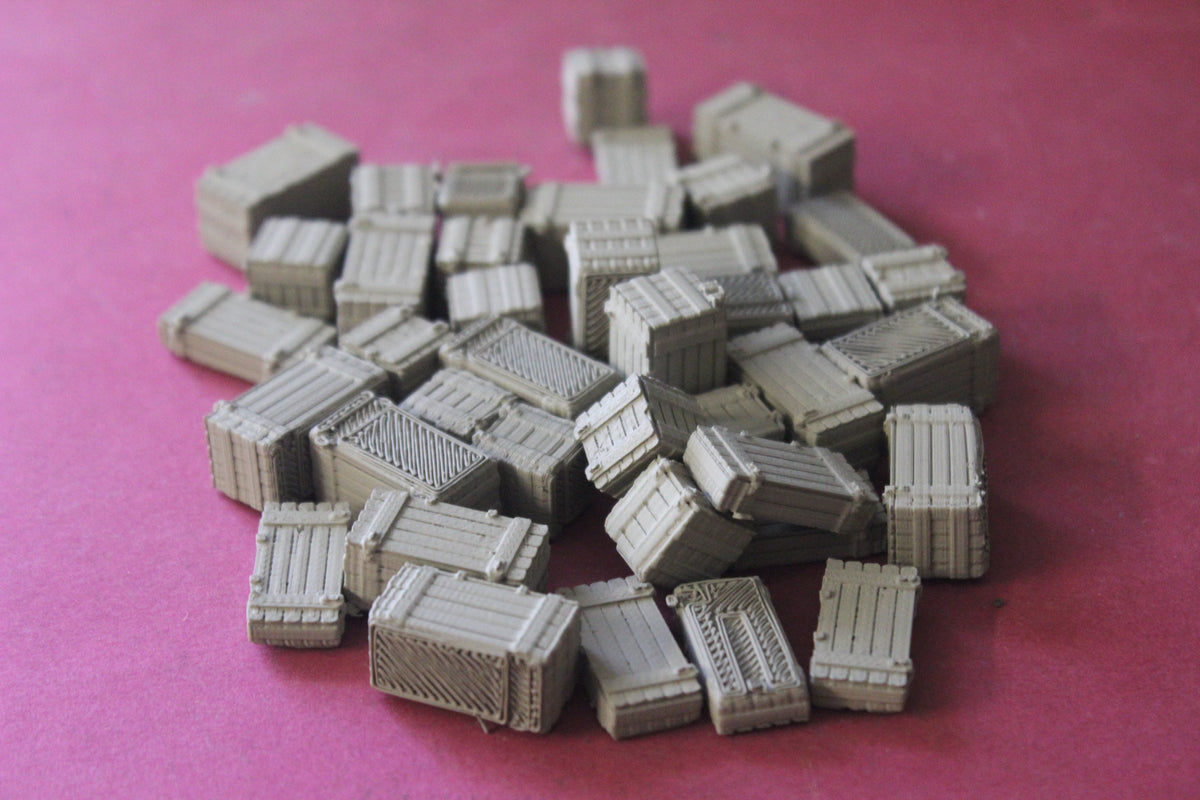 1-160TH SCALE 3D PRINTED N SCALE ASSORTED CRATES 40 PIECES – The ...