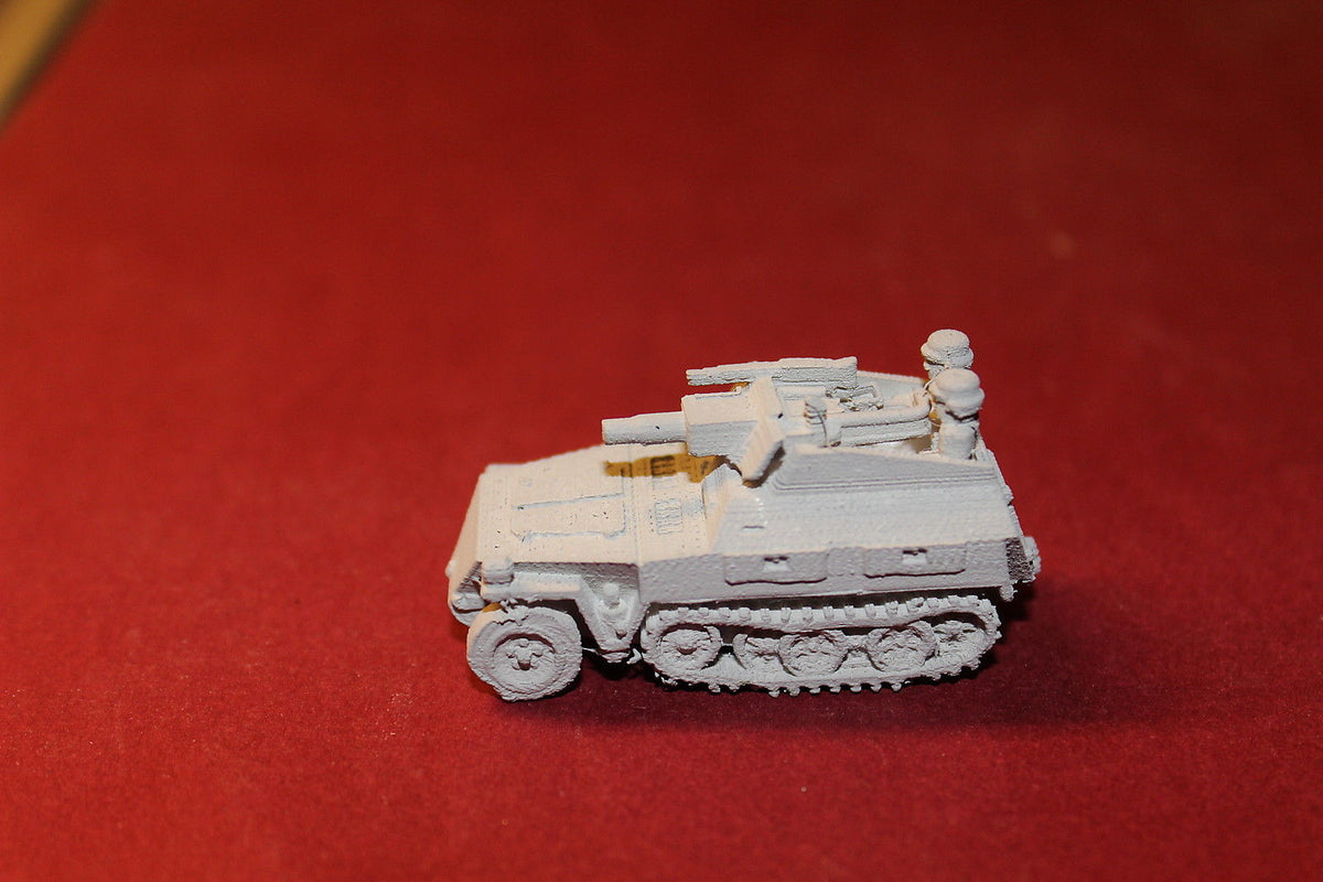 WW II GERMAN SDKFZ 251 D9 STUMMEL 75 MM L24 GUN | therailroadconnection ...