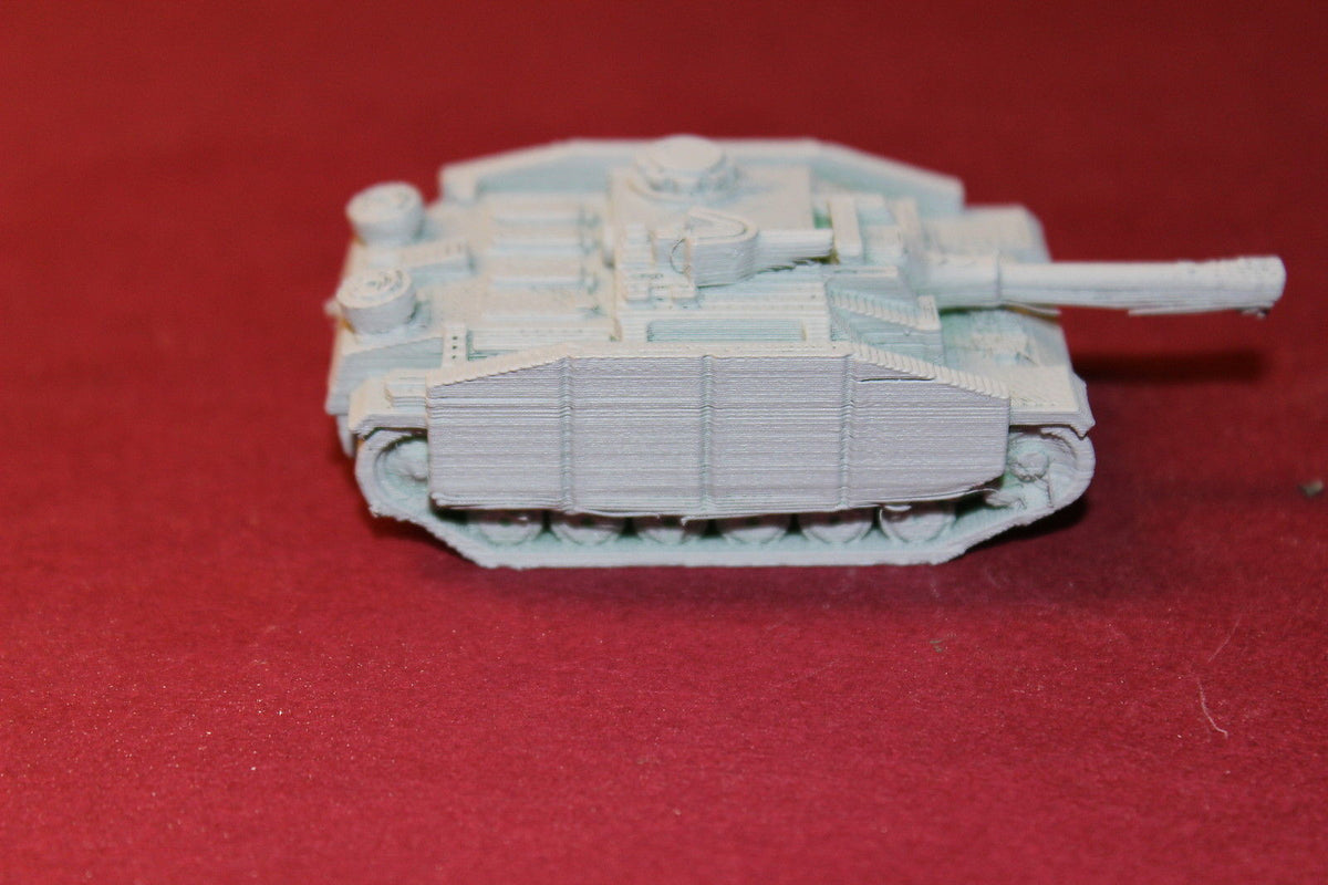 WW II GERMAN STURMGESCHÜTZ III (STUG) WITH SIDE ARMOUR ...
